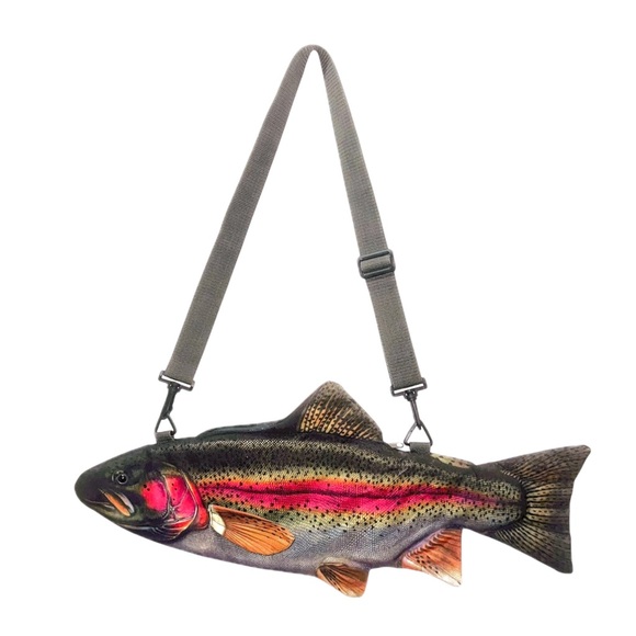 Vintage | Fish | Vintage 992 Salamander Graphix Rainbow Trout Fish Bag ...